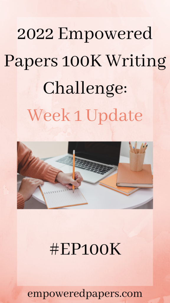 #EP100K Writing Challenge Week 1: 300 Words a Day - Empowered Papers